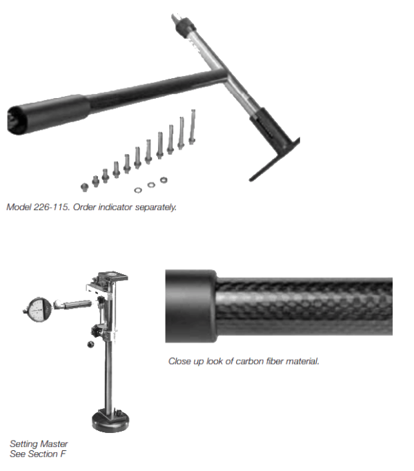 226 SERIES CARBON FIBER DEEP REACH, LONG HANDLE PRECISION BORE GAGES ...